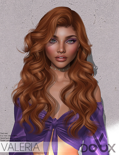 Second Life Marketplace Doux Valeria Hairstyle Demo